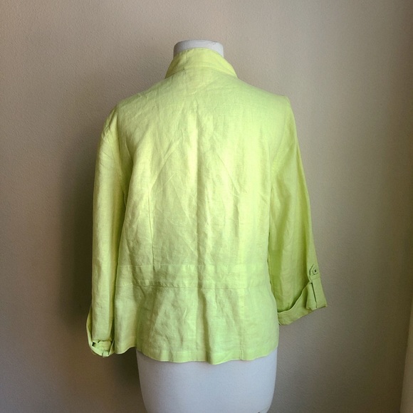 Chico's | Jackets & Coats | Chicos Bright Pastel Neon Green | Poshmark